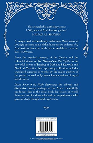 Desert Songs of the Night: 1500 Years of Arabic Literature ...